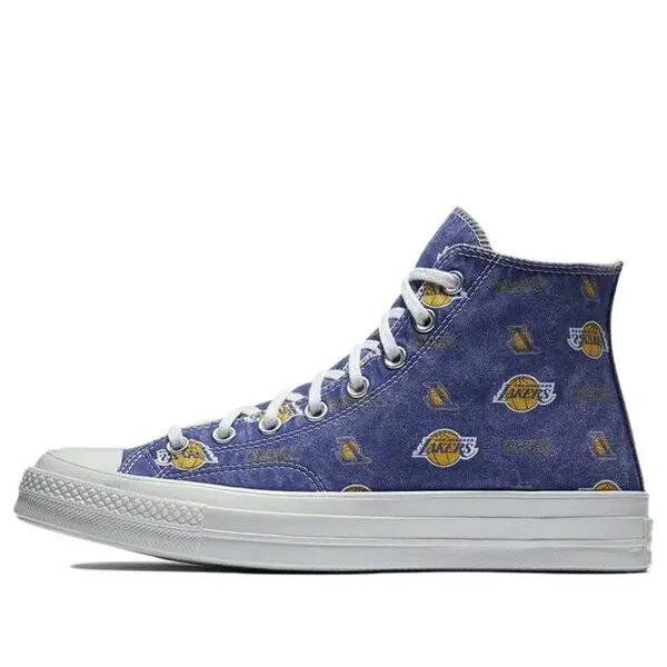 CONVERSE Nba X Chuck 70 High Top Los Angeles Lakers Sneakers - Blue/yellow