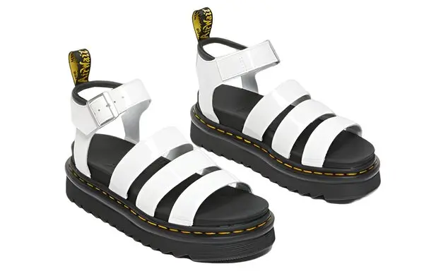 Dr. Martens Blaire Gladiator Sandals - White