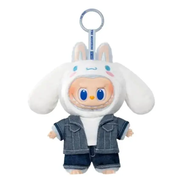 POP MART The Monsters X Hello Kitty And Friends Series Vinyl Plush Pendant Cinnamoroll - Multi-color