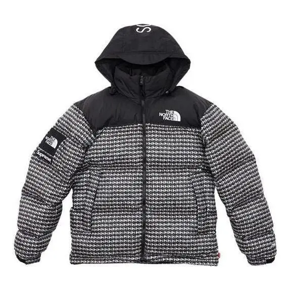 Supreme X The North Face Studded Nuptse Jacket - Black/white