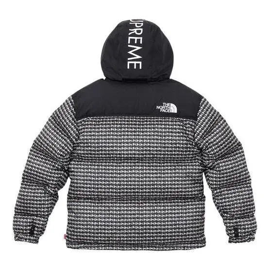 Supreme X The North Face Studded Nuptse Jacket - Black/white