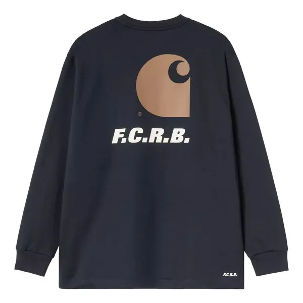 Carhartt Work In Progress X F.c.real Bristol Pocket L/s T-shirt - Blue