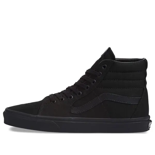 VANS Sk8-hi High Top Canvas Sneakers - Black