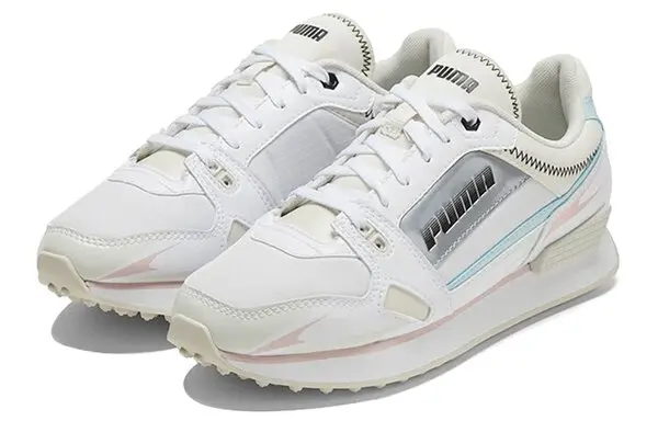 PUMA Mile Rider "sunny Gateway" Low Top Sneakers - White/gray/blue