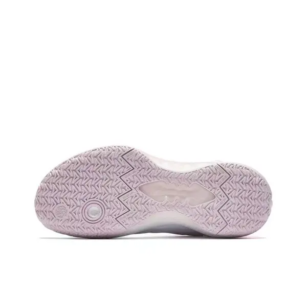 ANTA Shock Wave 5 Team V2 Athletic Sneakers - White/pink