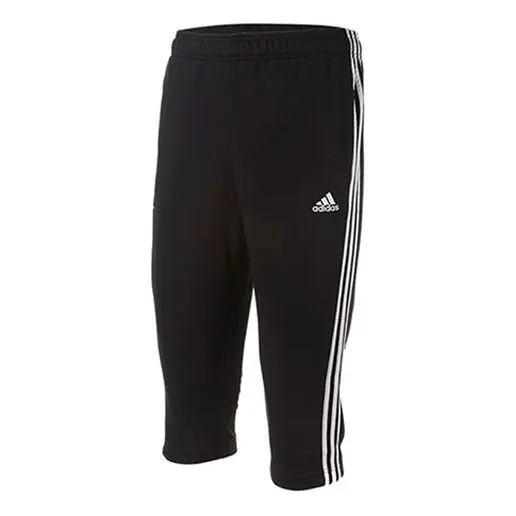 Adidas Ess 3s 3/ Sports Trouser - Black