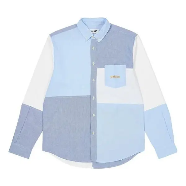 PALACE Oxford Shirt 'multi - Multi Blue