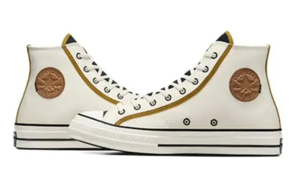 CONVERSE Chuck 70 Hi Sneakers - White/brown