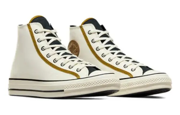 CONVERSE Chuck 70 Hi Sneakers - White/brown