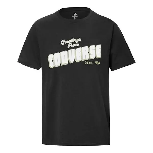 CONVERSE Alphabet Print Short Sleeve Casual T-shirt
