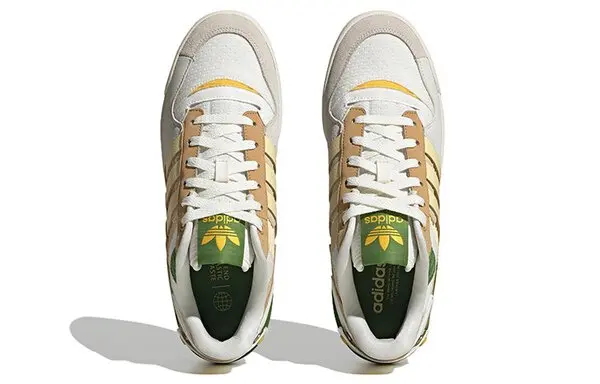 Adidas Originals Forum Exhibit Low Sneakers - Beige/green