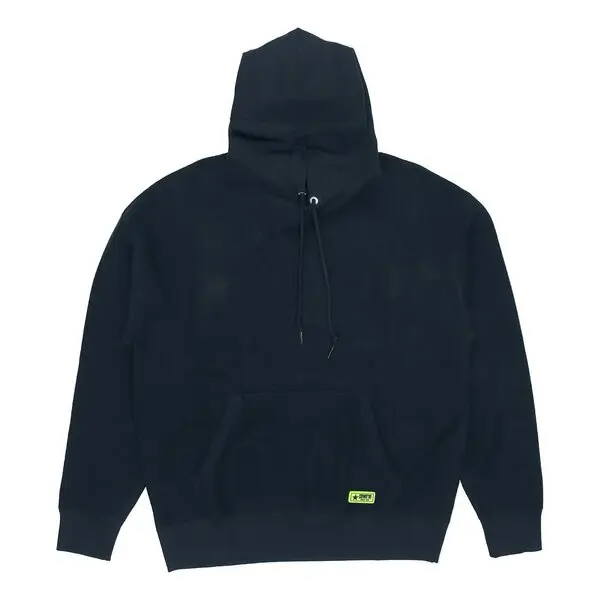 CONVERSE Woven Retro Casual Reversible Hoodie - Black