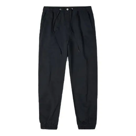 CONVERSE Solid Color High Waist Bundle Feet Sports Pants/trousers/joggers Black - Default Color