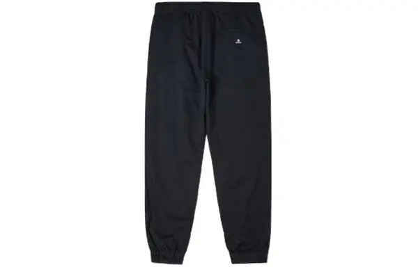 CONVERSE Solid Color High Waist Bundle Feet Sports Pants/trousers/joggers Black - Default Color