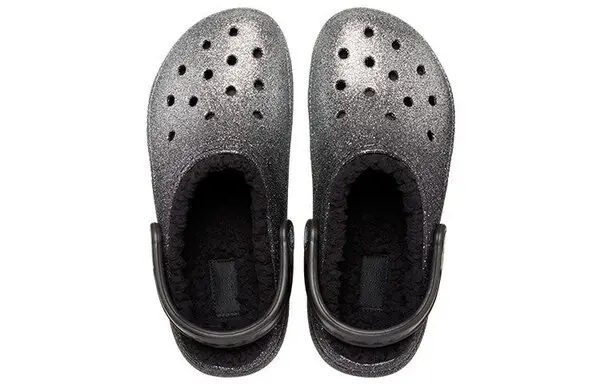 CROCS Classic Glitter Lined Clogs
