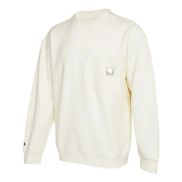 CONVERSE Crafted Crewneck Sweatshirt - White
