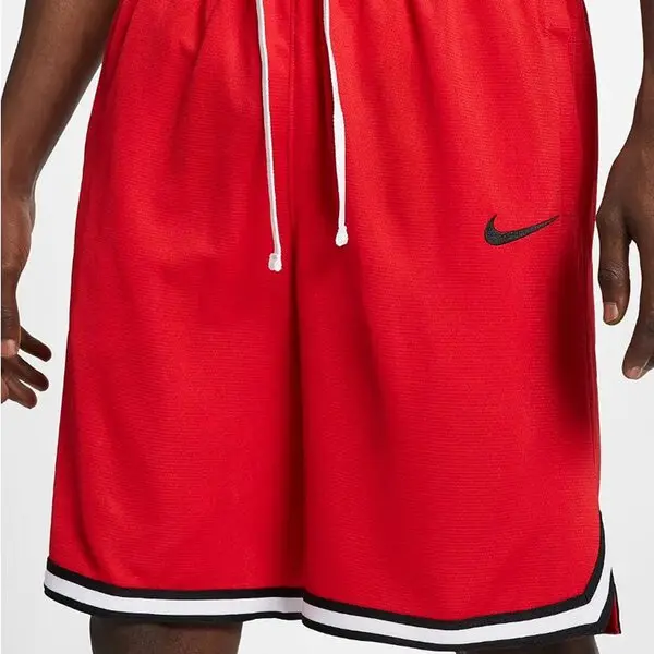 Nike Contrasting Colors Side Sports Basketball Shorts - Red