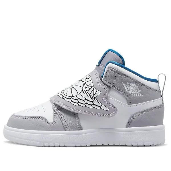 JORDAN Sky 1 Mid Top Sneakers - Gray/white/blue
