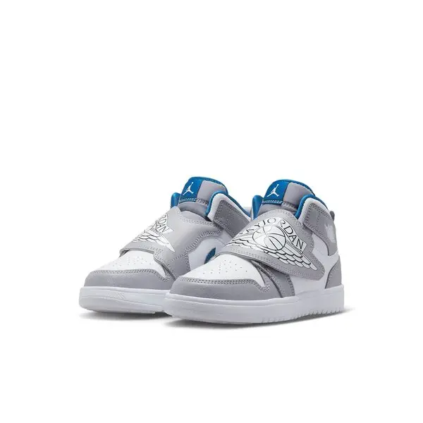 JORDAN Sky 1 Mid Top Sneakers - Gray/white/blue