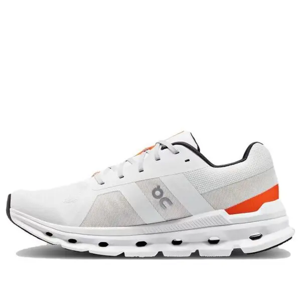 On Cloudrunner Athletic Sneakers - White/orange