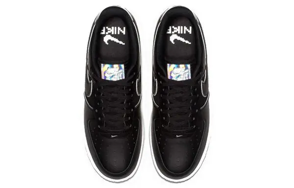 Nike Force 1 Low '07 Lv8 Iridescent Outline Sneakers - Black