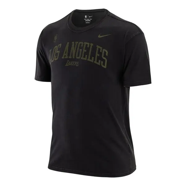 Nike X Nba Los Angeles Lakers T-shirt 'black