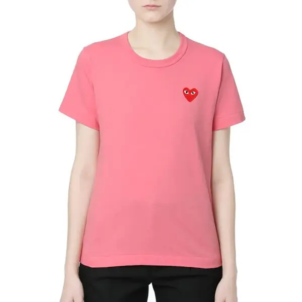 Play Comme Des Garcon Logo T-shirt - Pink