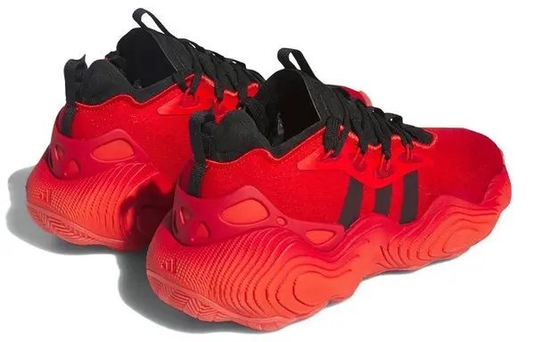 Adidas Trae Young 3.0 Athletic Sneakers - Red/black
