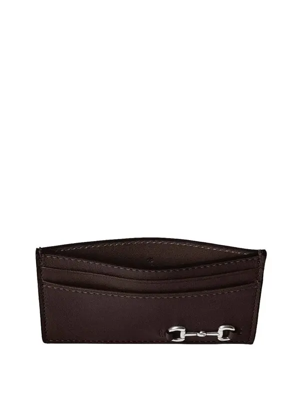Gucci 25 Horsebit Card Holder - Brown