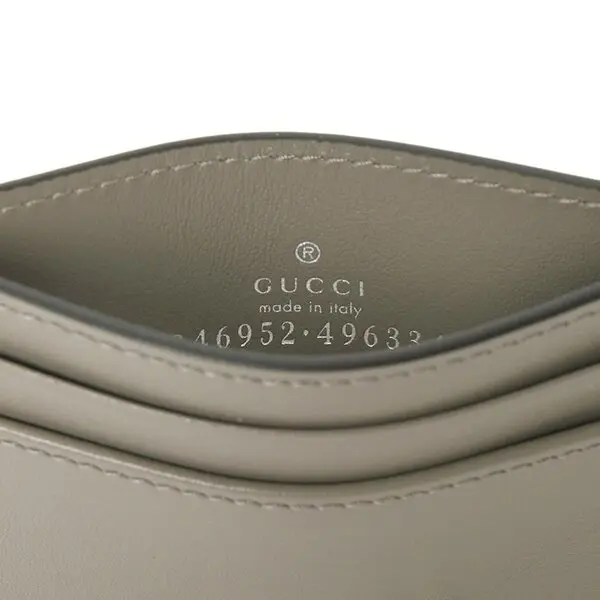 Gucci 25 Horsebit Card Holder - Beige