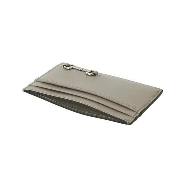 Gucci 25 Horsebit Card Holder - Beige