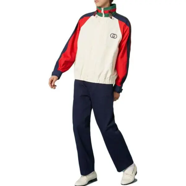 Gucci Cotton Nylon Jacket With Patch