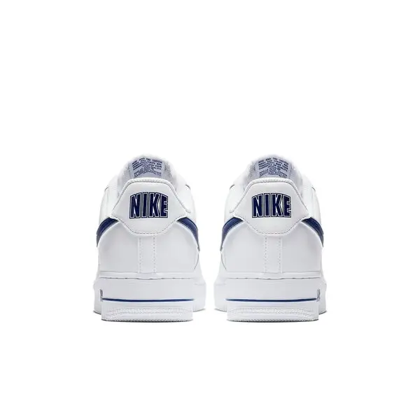 Nike Force 1 '07 3 Low Top Sneakers - White/blue