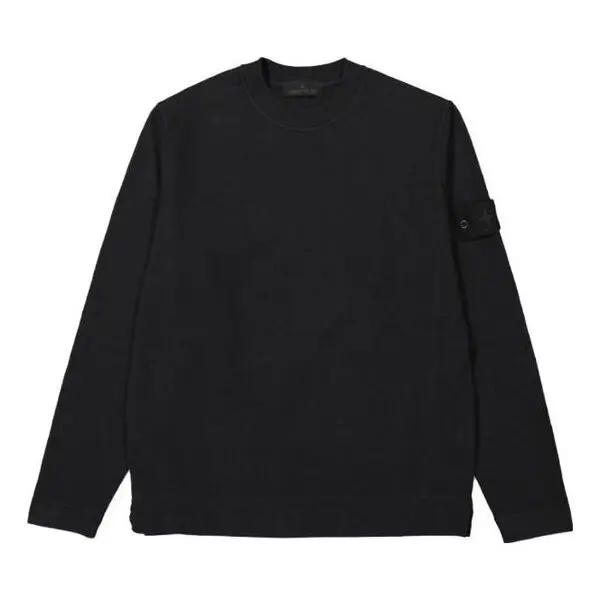 Stone Island Ghost Crewneck Sweatshirt - Black