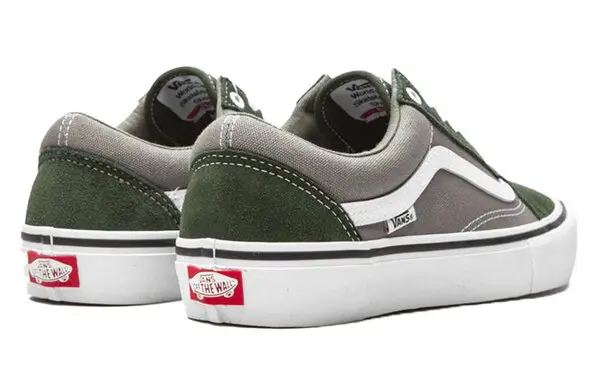 VANS Old Skool Low Top Sneakers - Grey/green