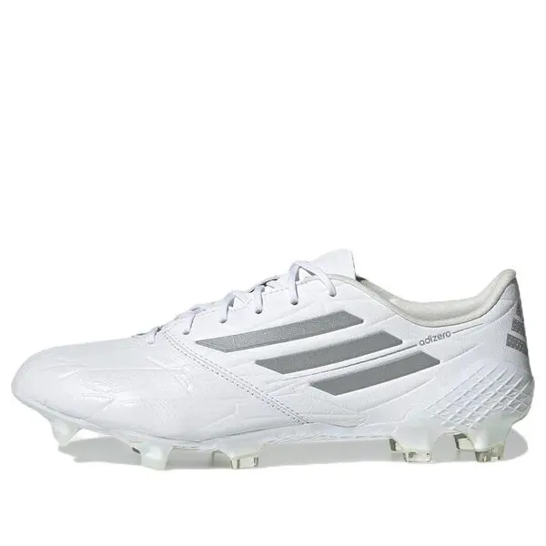 Adidas Adizero F50 4 Leather Fg - White/grey