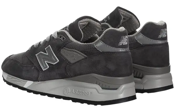 NEW BALANCE 998 Low Top Sneaker - Black/gray