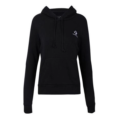 CONVERSE Embroidered Star Chevron Hoodie - Black