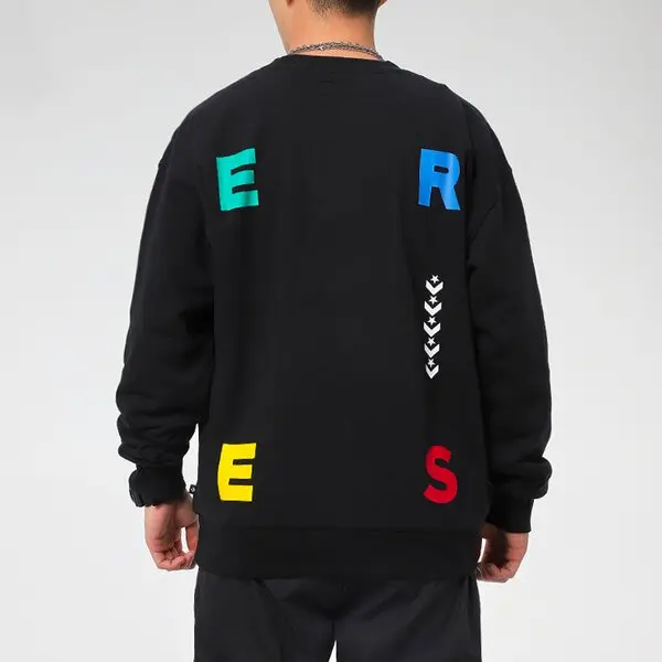 CONVERSE Crew Neck Sweatshirt With Contrast Letter Print