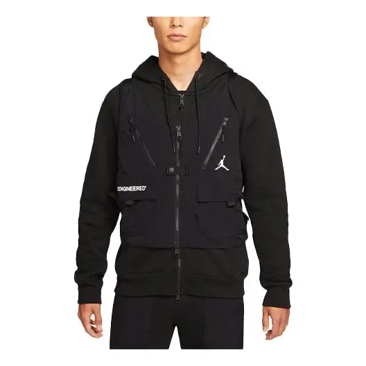 JORDAN Air Detachable Hooded Jacket - Black