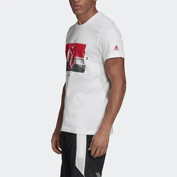 Adidas Pattern Printing Short Sleeve