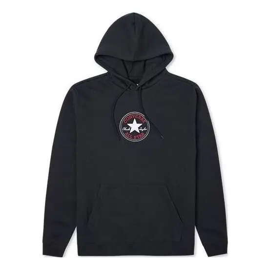 CONVERSE Chuck Taylor Patch Standard Fit Pullover Hoodie - Black