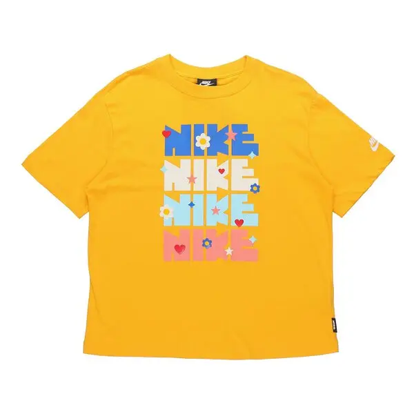 Nike Essential Short Sleeve Graphic T-shirt - Yellow