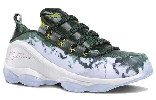 REEBOK Dmx Run Predator Athletic Sneakers - White/green