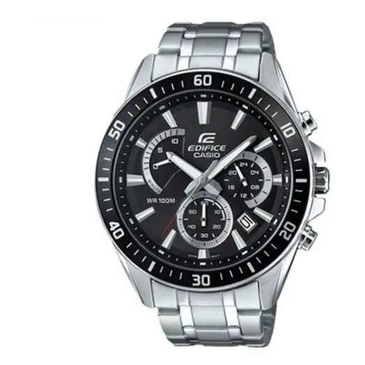 Casio Edifice Stainless Steel Analog Watch - Black