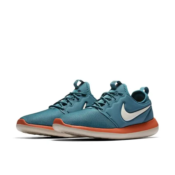 Nike Roshe Two Sneakers - Green/orange
