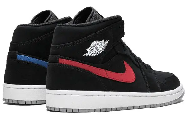 JORDAN 1 Mid Se - Black/red