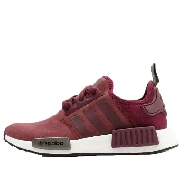 Adidas Nmd_r1 Burgundy Sneakers - Maroon/white