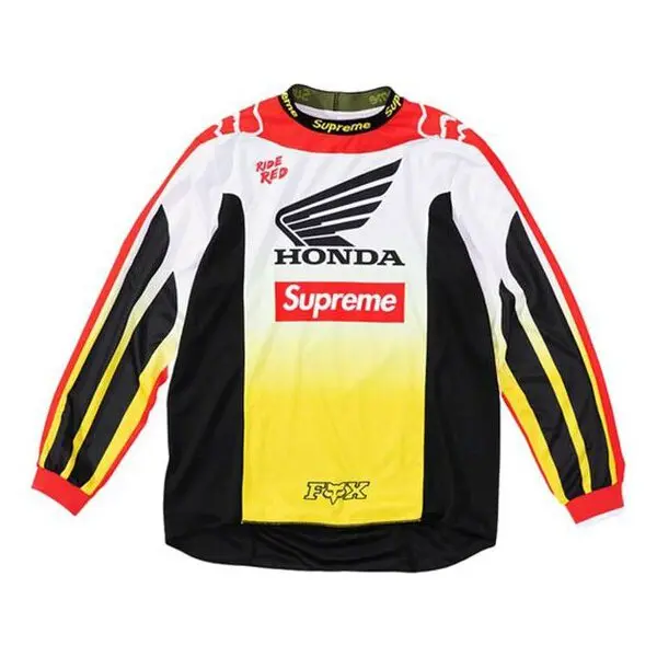 Supreme Fw19 Week 6 X Honda X Fox Racing Moto Jersey Top - Black