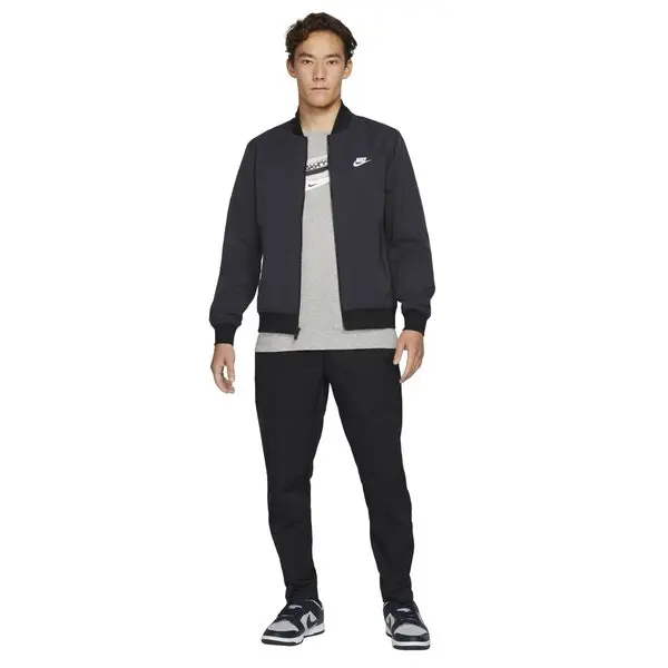 Nike Logo Stand Collar Bomber Jacket